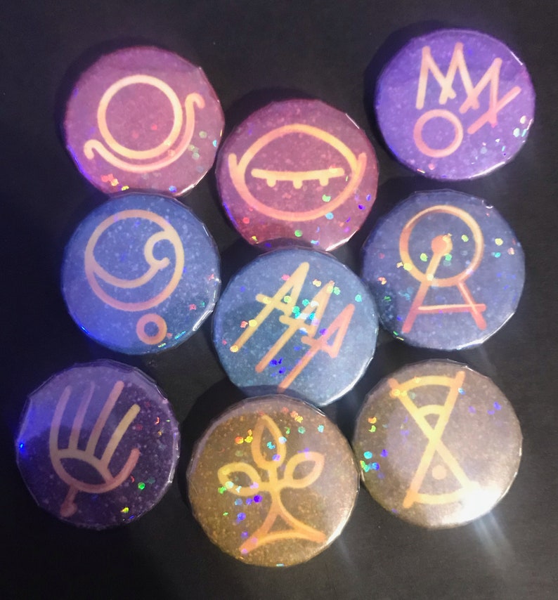 FFXIV the Twelve Symbols 1'' Pin Buttons - Etsy