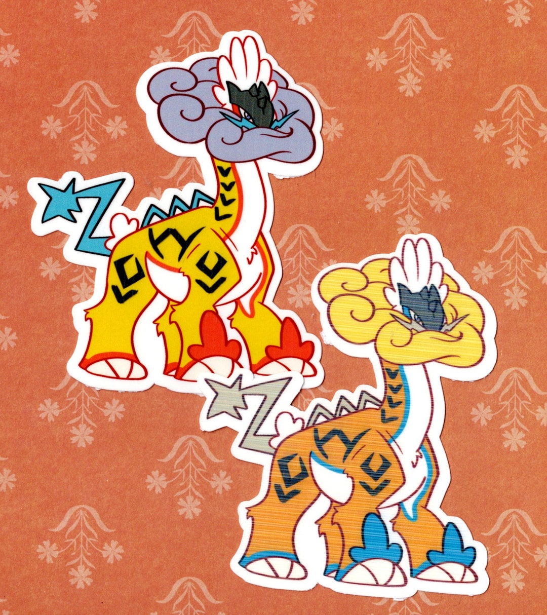 Raging Bolt Vinyl Sticker + Holographic Shiny Alt - Etsy