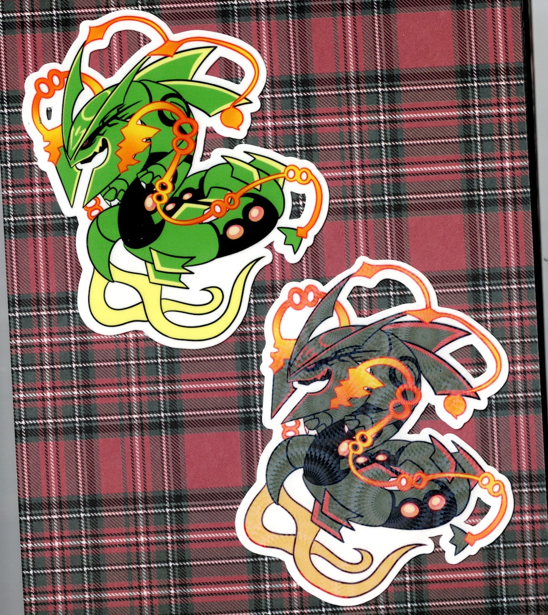 Mega Rayquaza Vinyl Sticker + Holographic Shiny Alt - Etsy