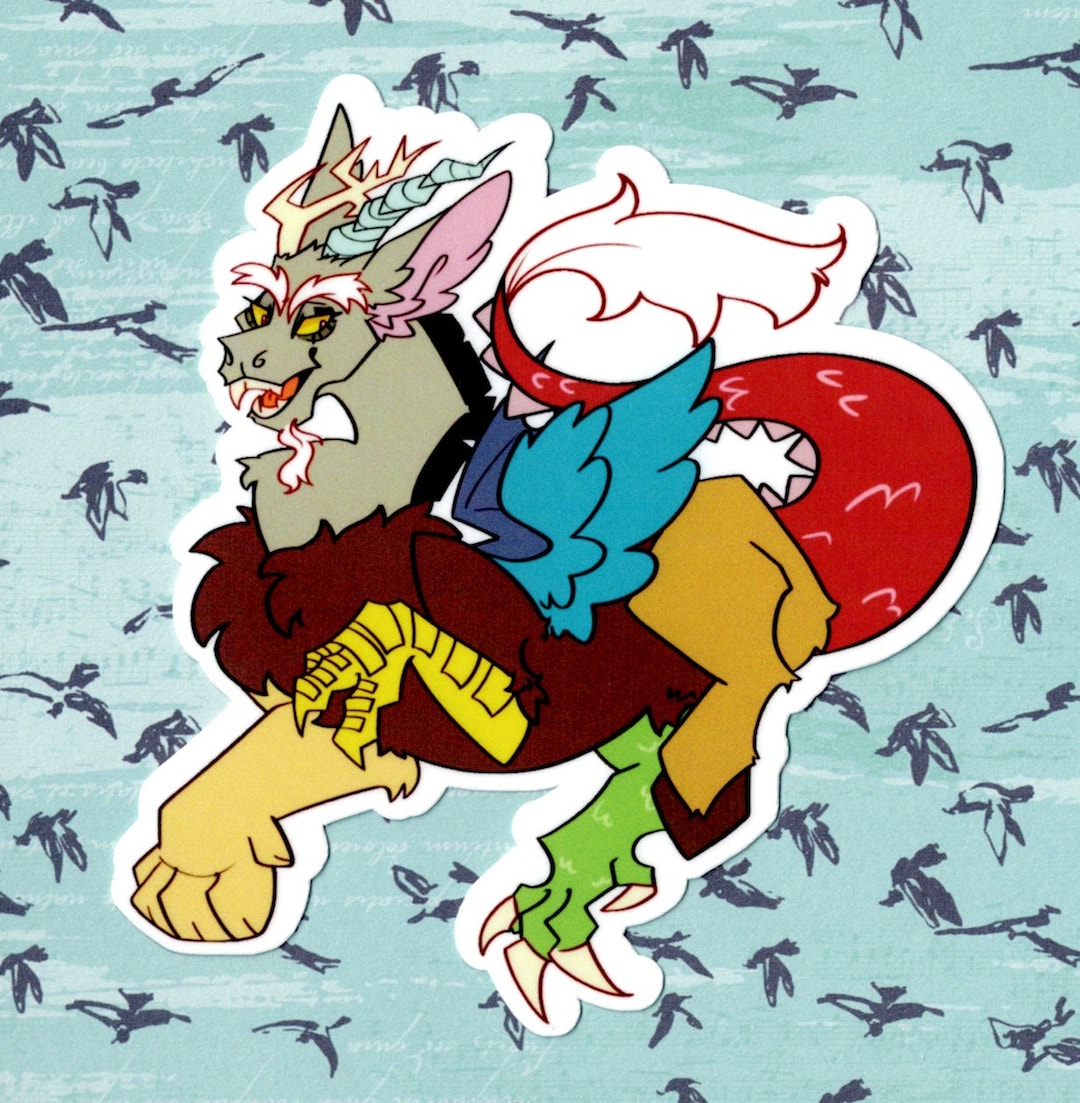 Discord MLP Vinyl Sticker - Etsy