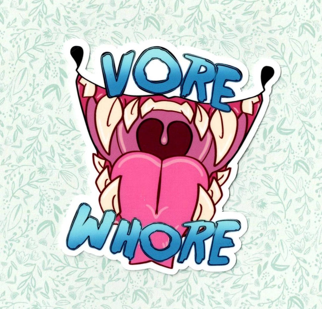 Furry Vore Vinyl Sticker - Etsy