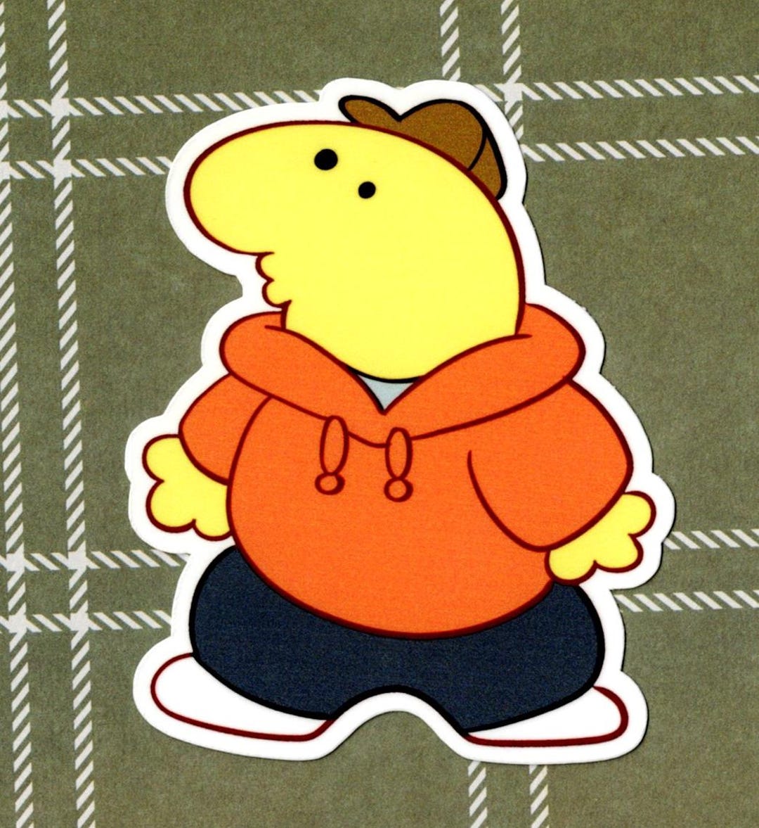 Charlie Smiling Friends Vinyl Sticker - Etsy