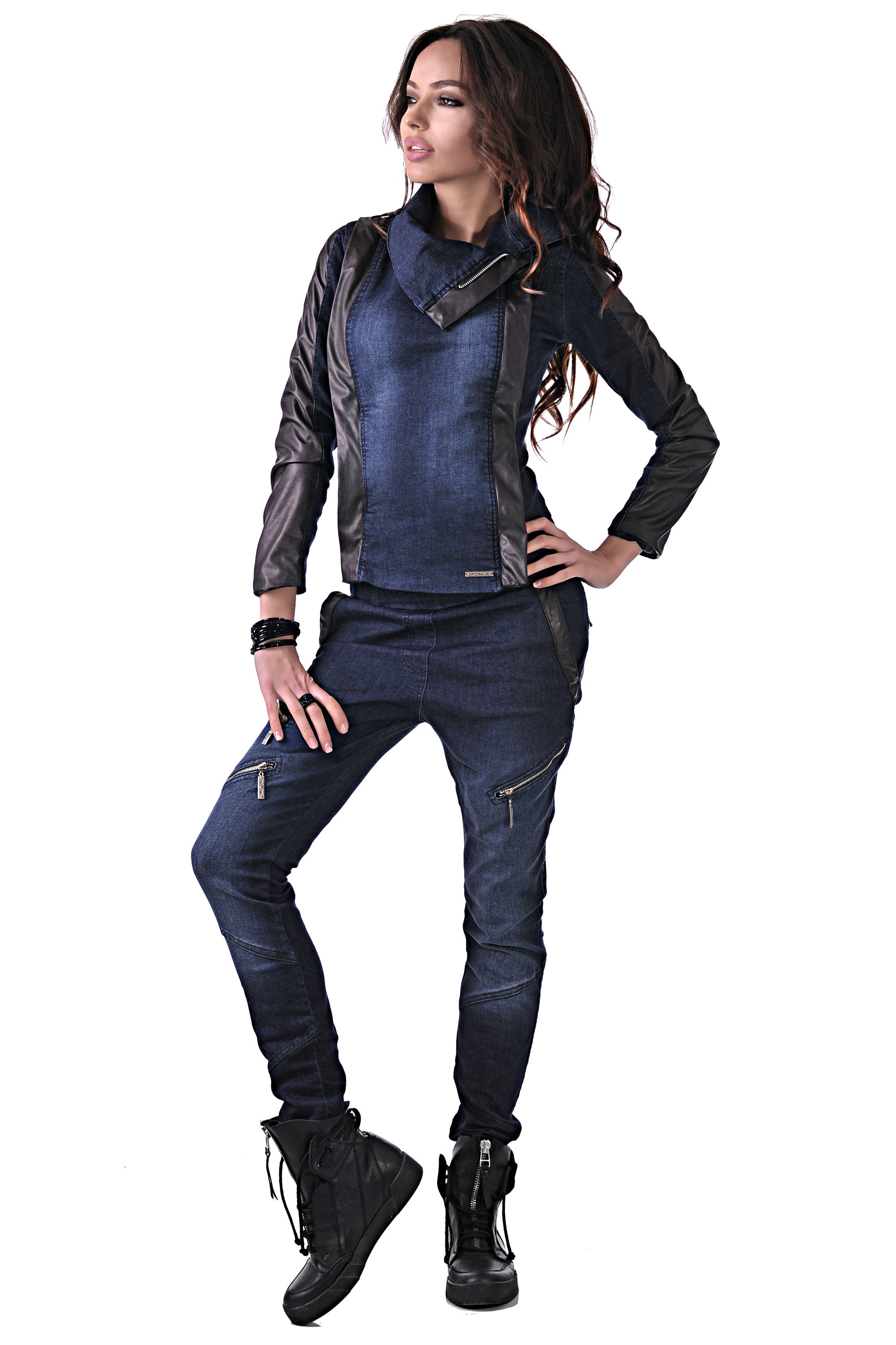 Diablo Denim Set/ Denim Jacket and Jeans Set/ Two Piece Denim Outfit ...