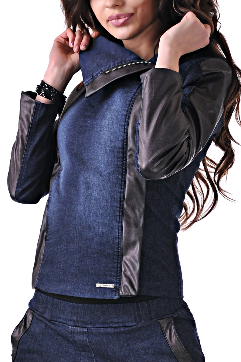 Diablo Denim Set/ Denim Jacket and Jeans Set/ Two Piece Denim Outfit ...