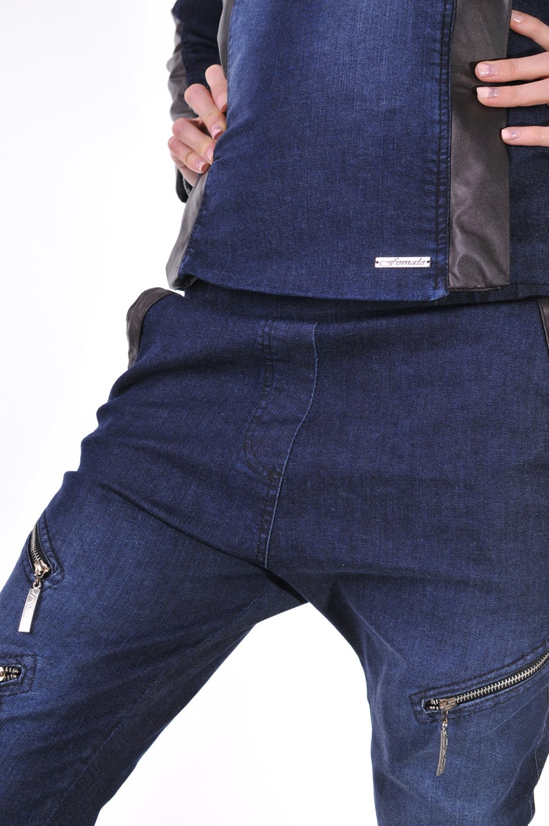 Diablo Denim Set/ Denim Jacket and Jeans Set/ Two Piece Denim Outfit ...
