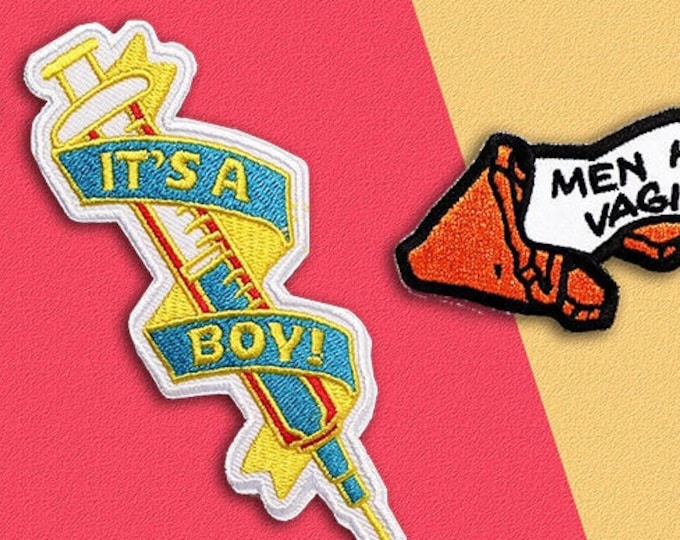 Trans Pride Male/masc Embroidered Patch - Etsy