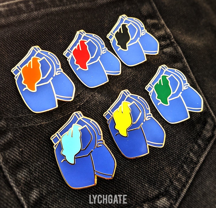 Pride Pins Flagging Enamel Pins - Etsy