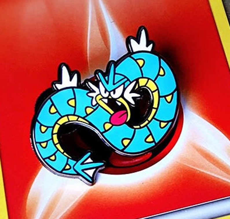 Gyarados Enamel Pin - Etsy