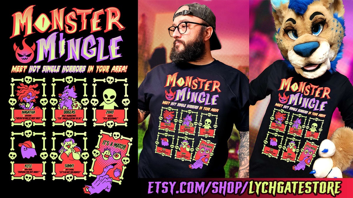MONSTER MINGLE Tees and Longsleeves - Etsy