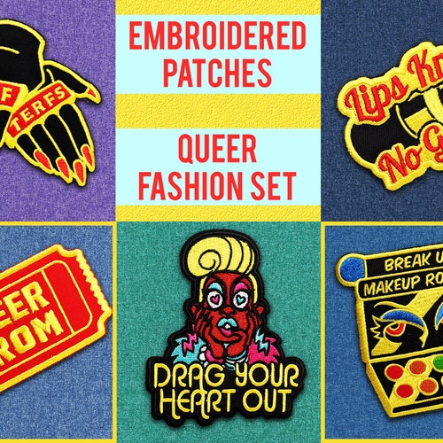 Pride Patches Abstract Set - Etsy