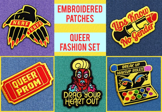 Pride Patches Fashion Embroidered Patch Set | Etsy