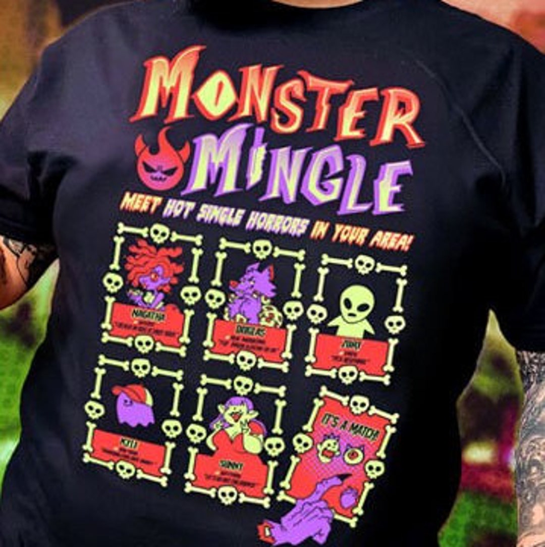 MONSTER MINGLE Tees and Longsleeves - Etsy