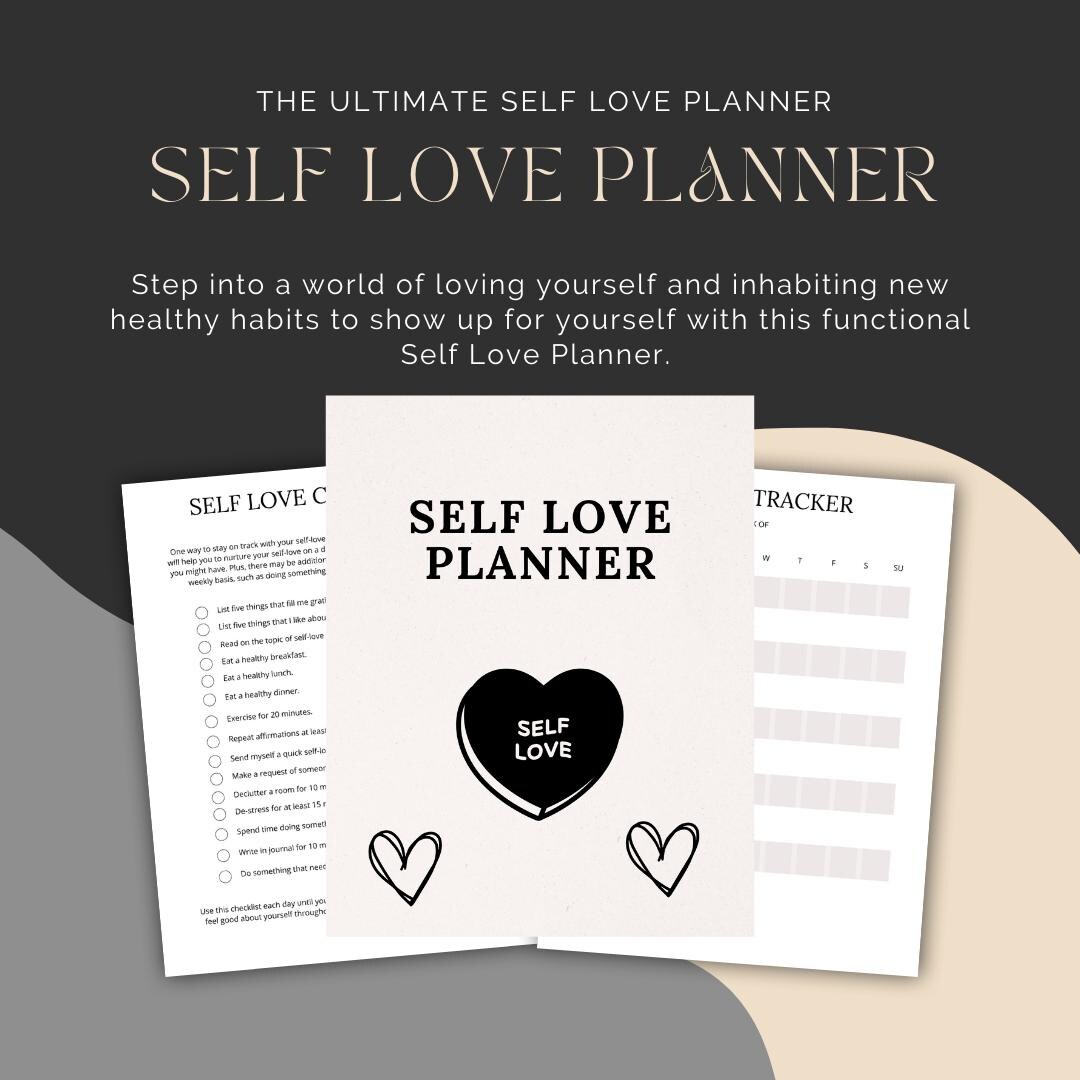 Self-care Planner Printable | Self-love Journal | Mental Health ...