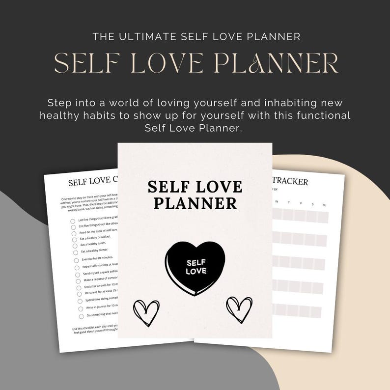 Self-care Planner Printable | Self-love Journal | Mental Health ...