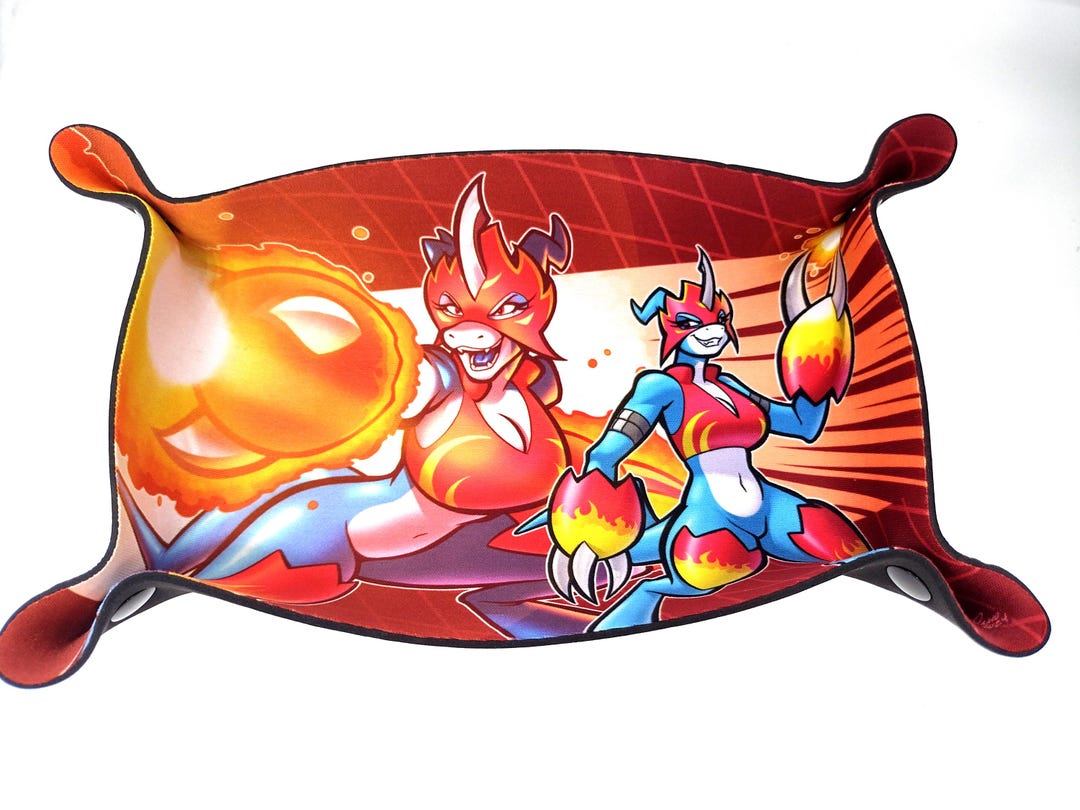 FLAME LIZARD BLAST Dice Tray - Etsy
