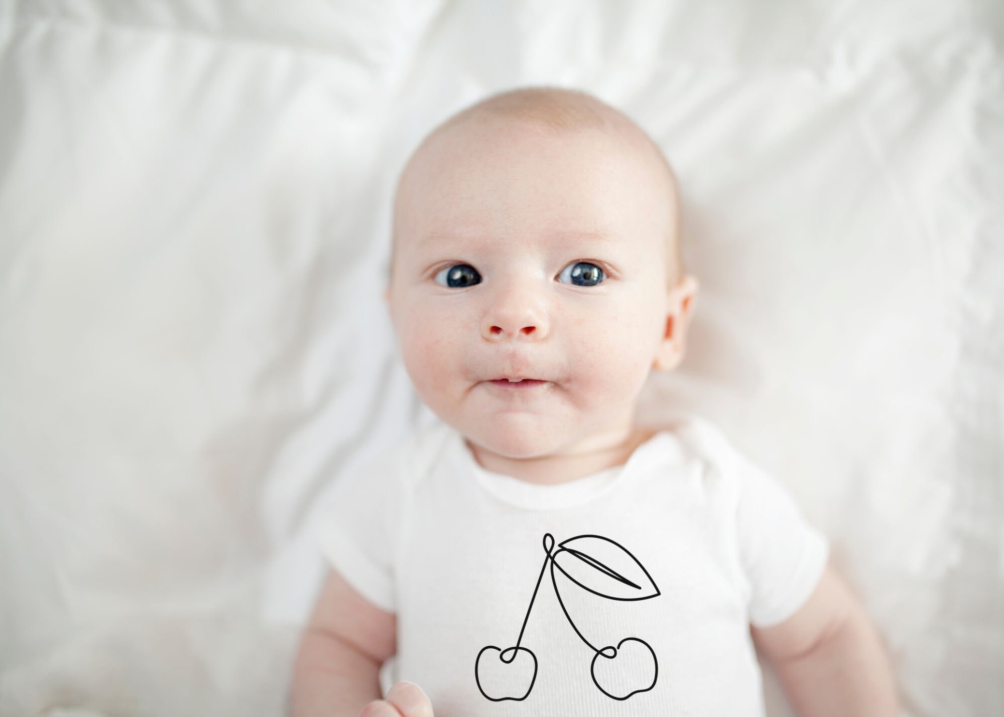 Body de cereza Cereza Bebé de cereza Cerise Body francés Bebé francés ...