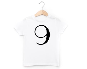 Number Nine Shirt - Etsy