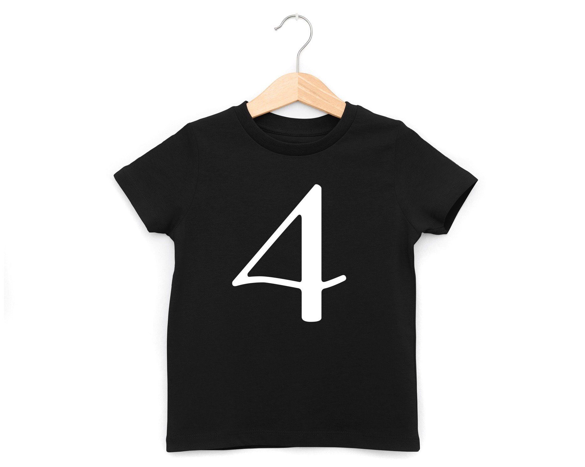 Number Shirt Number Four Number Four Shirt Kids Birthday - Etsy