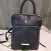 Steve Madden Small Black Leather Slim Mini Backpack Handbag - Etsy