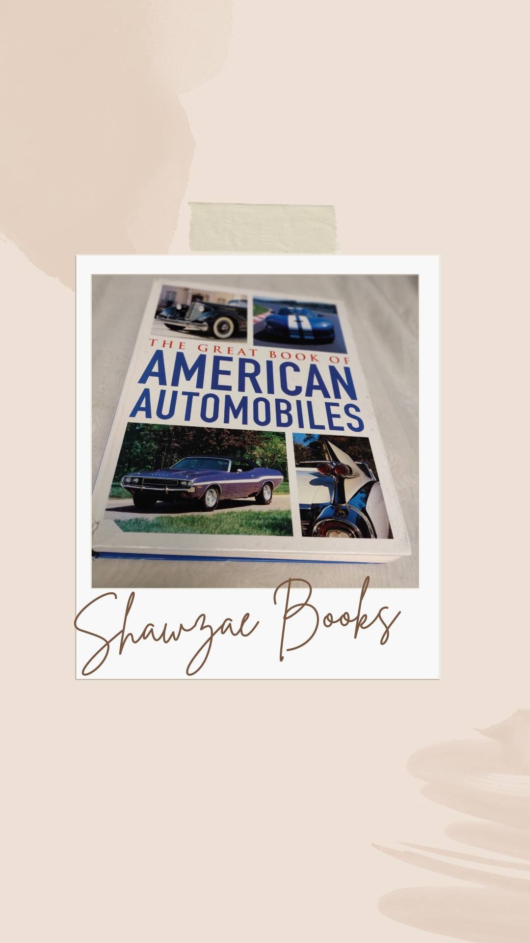 The Great Books of American Automobiles Hardback Novel - Etsy