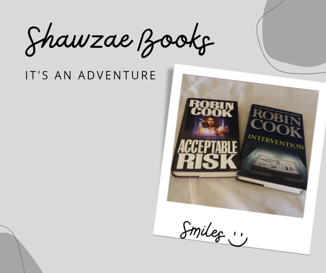 Robin Cook Acceptable Risk and Intervention - Etsy