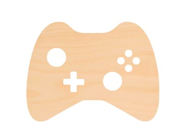Video Game Controller Wood Shape, Unfinished Wooden Painting Blanks ...