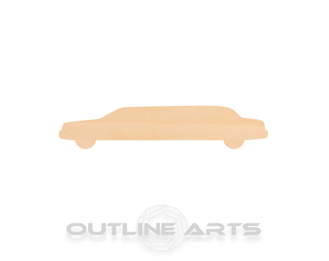 Wooden Limo Shape Cutout, Birch (unfinished Craft Size Options) - Etsy