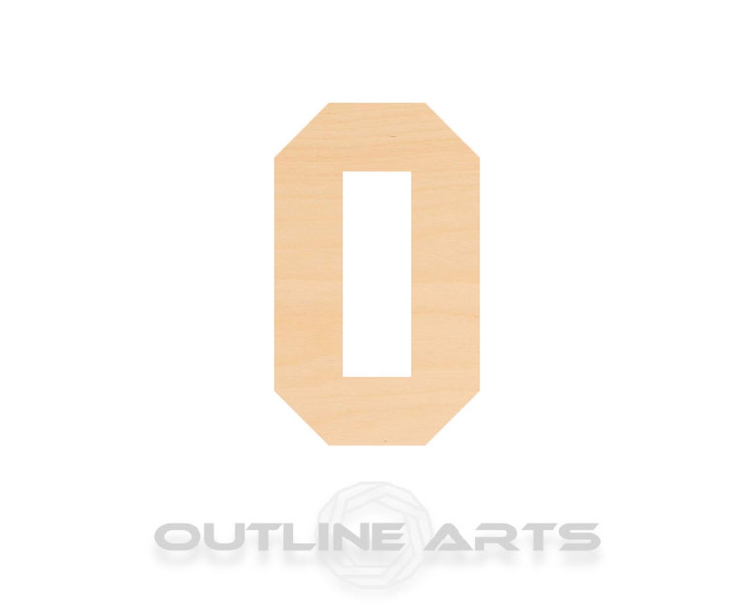 Unfinished Wooden Number 0 Craft Shape - Etsy