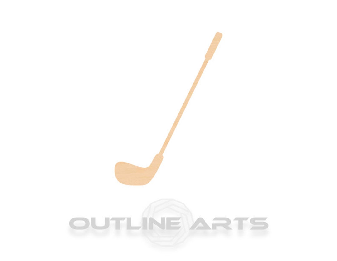 Golf Club Wood Cutout: Birch Unfinished Craft Shape - Etsy