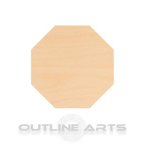 Unfinished Wooden Octagon Craft Shape - Etsy