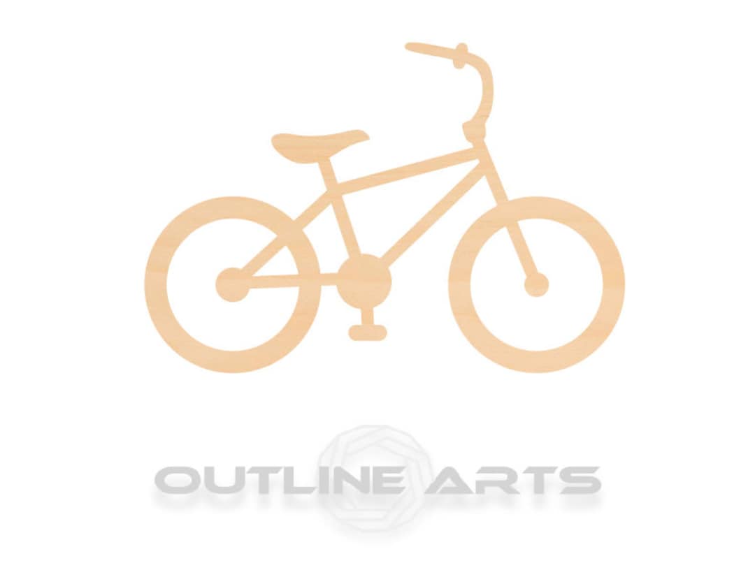 Birch Bike Wood Cutout, Laser-cut Shape (craft Size Options) - Etsy