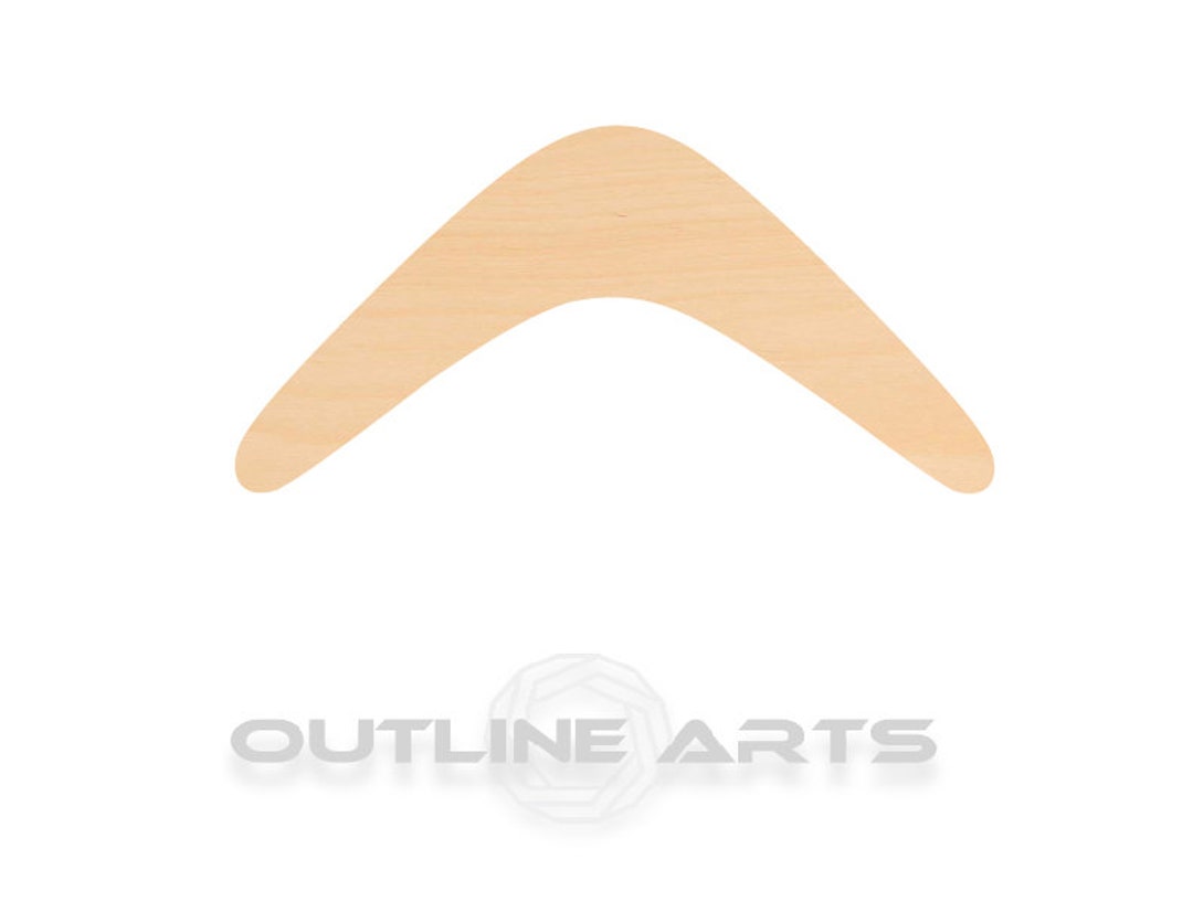 Unfinished Wooden Boomerang Craft Shape - Etsy