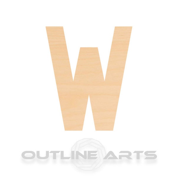Wooden Letter W - Etsy