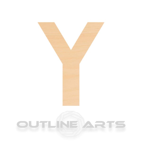 Wooden Letter Y - Etsy
