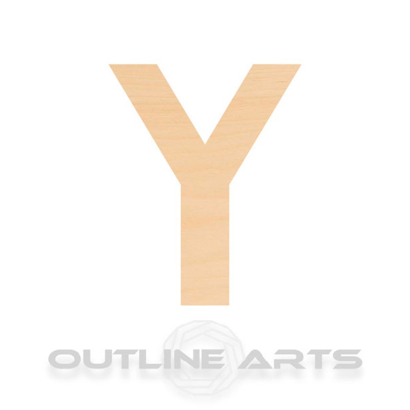 Wooden Letter Y - Etsy