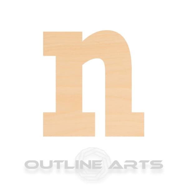 Wooden Letter N - Etsy