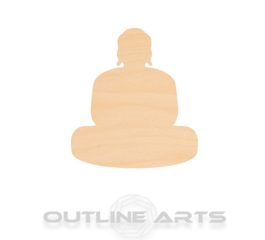 Unfinished Wooden Buddha Craft Shape - Etsy