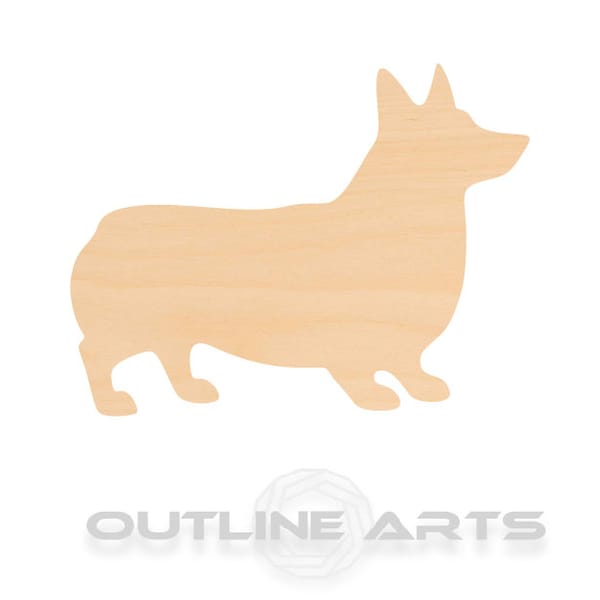 Wooden Corgi - Etsy
