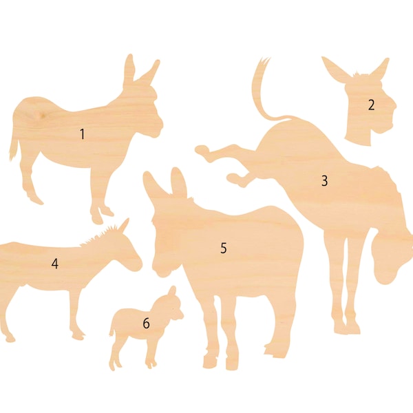 Wooden Donkey - Etsy