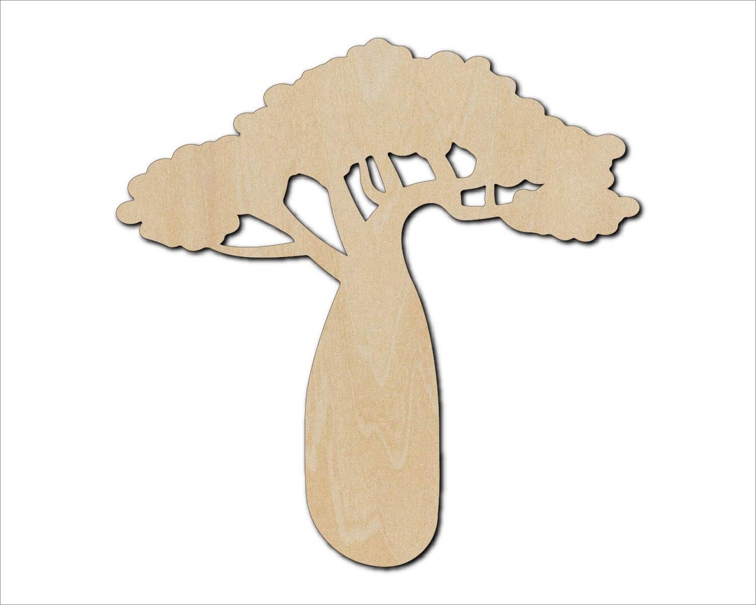 Unfinished Wooden Baobab Craft Shape - Etsy