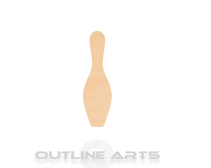 Wooden Bowling Pin, Laser Cut Wood, Craft Supplies, A162 - Etsy
