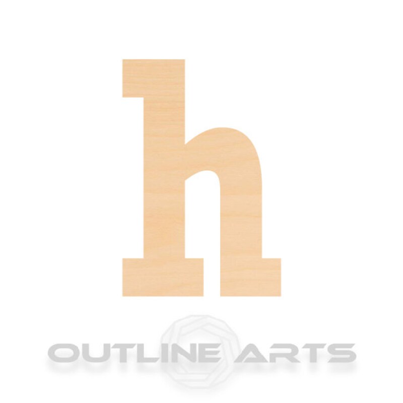 Wood Letter H - Etsy
