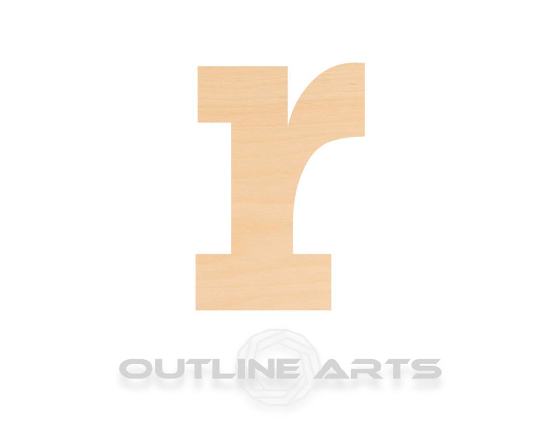 Unfinished Wooden Lowercase Letter R Craft Shape - Etsy
