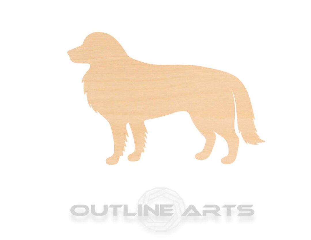Unfinished Wooden Border Collie Craft Shape - Etsy