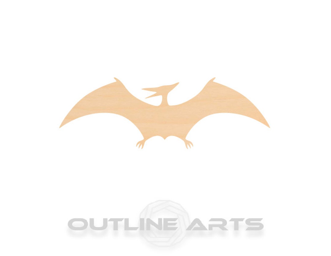 Unfinished Wooden Pterodactyl Dinosaur Craft Shape - Etsy