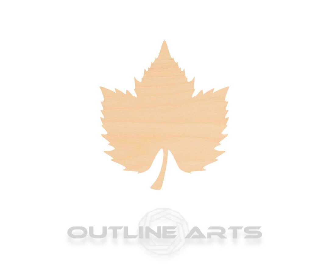 Unfinished Wooden Grape Leaf Craft Shape - Etsy