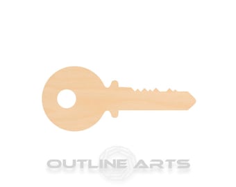 Key Laser Cut Out Unfinished Wood Shape Craft Supply KEY14 - Etsy