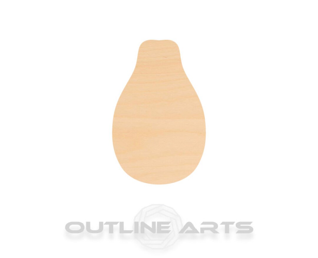 Papaya Wood Cutout: Birch Craft Shape - Unfinished, Ready to Paint - Etsy