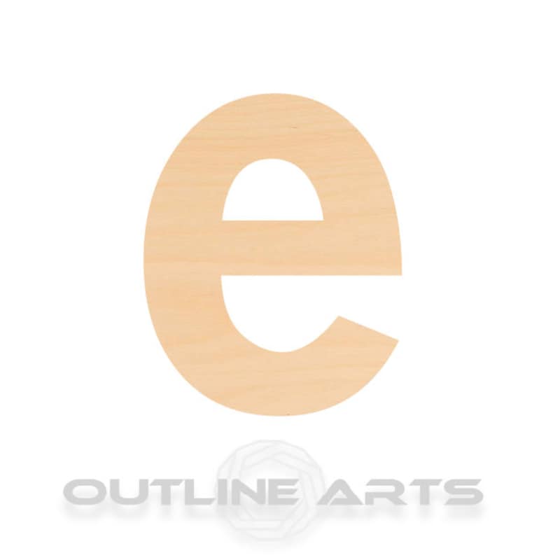 Wooden Letter E - Etsy