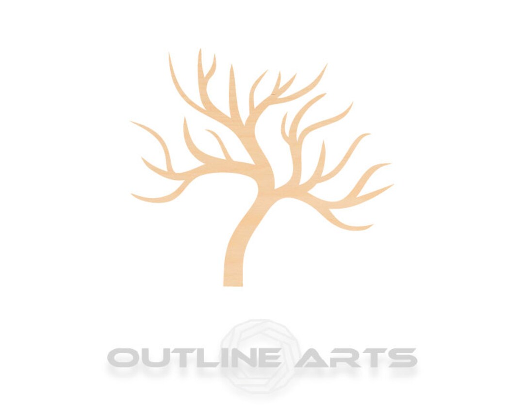 Unfinished Wooden Fall Tree Shape Craft Supply bulk - Etsy